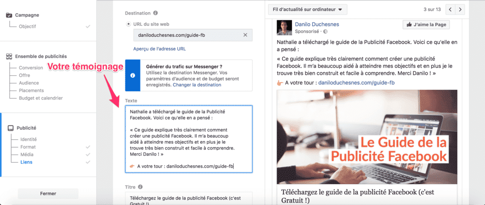 7 exemples géniaux de publicité Facebook (que vous devez copier)