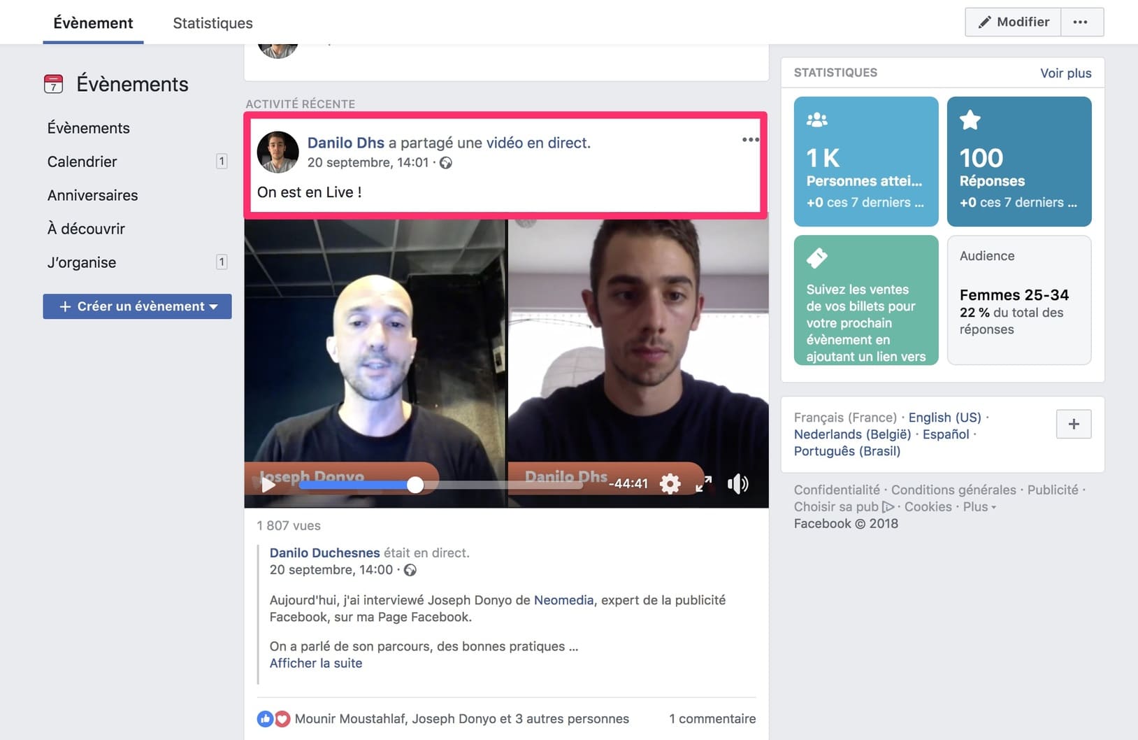 Facebook Live : Le guide 2020 pour faire une vidéo en direct (et la ...