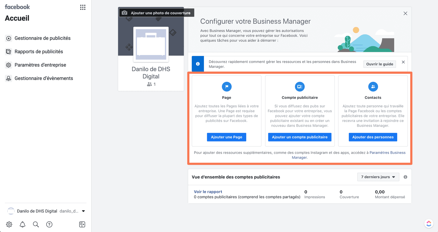 Facebook Business Manager : Le guide complet pour créer votre compte